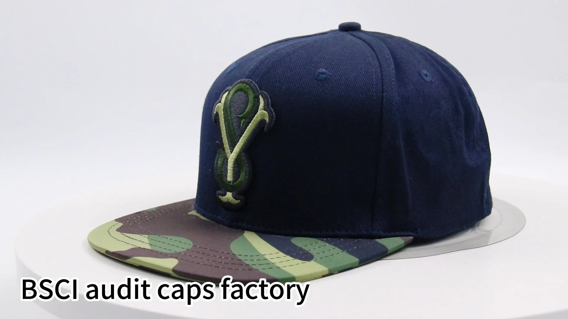 New Design Custom Embroidery Logo Closed Back Hip-hop Hat Gorras ...