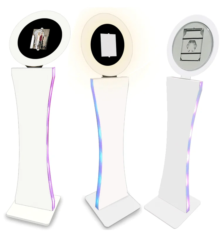 Wedding Portable Ring Light Spin Video Booth Photobooth Case Automatic ...