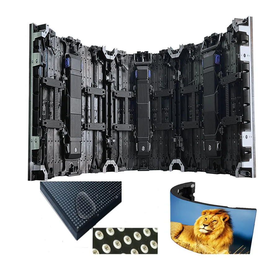 Wholesale Popular Custom Concave Convex Curves P2.5 LED Display