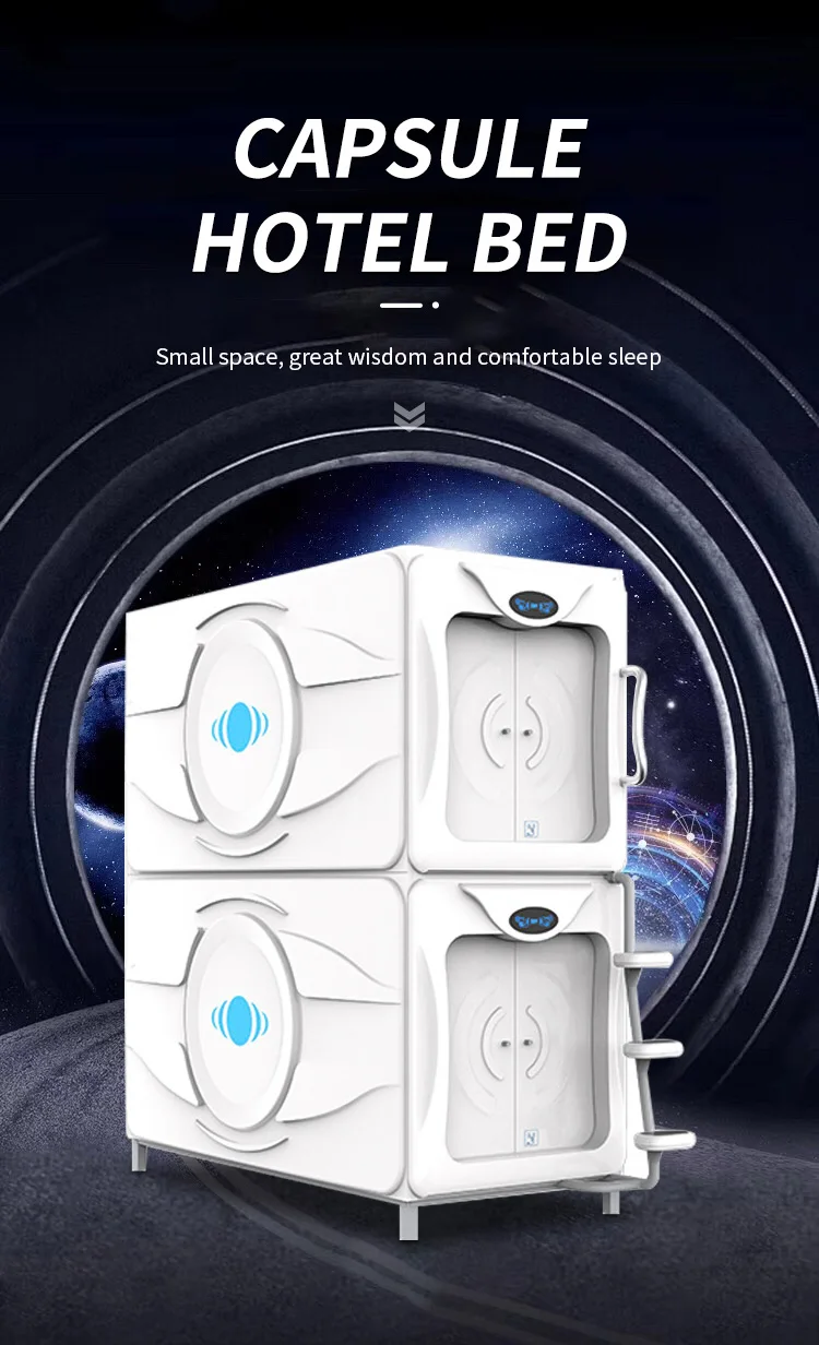 Sound Proof Sleeping Pods Hotel Capsule Double Bed Sleep Pod Capsule ...
