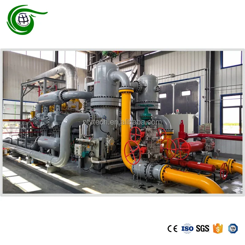 Gas Powered Compressor CNG Compressor Atmospheric Inlet Pressure ...
