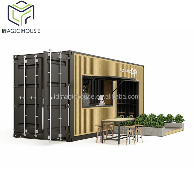 Magic House Prefab Outdoor bar and Bbq Prefab bar Restaurant Prefab bar ...