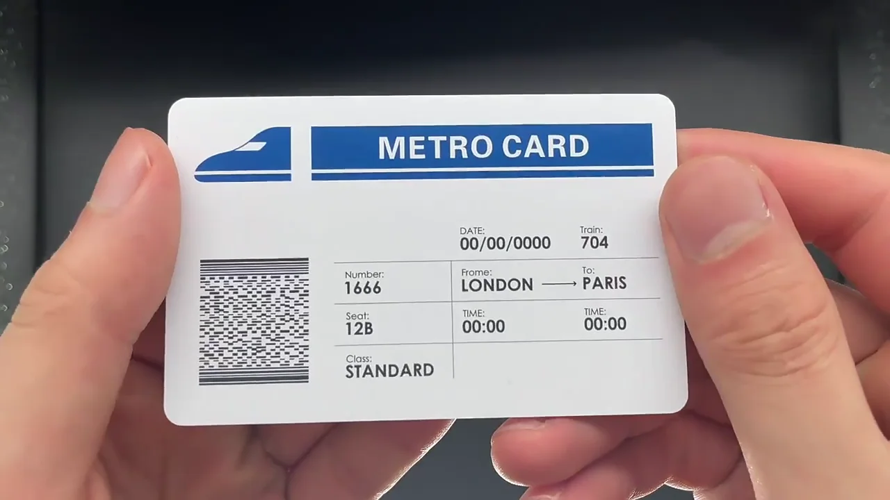 Custom Smart Rfid Cards Mifare Classic Ev1 1k Chip 13.56mhz Rfid Ticket ...