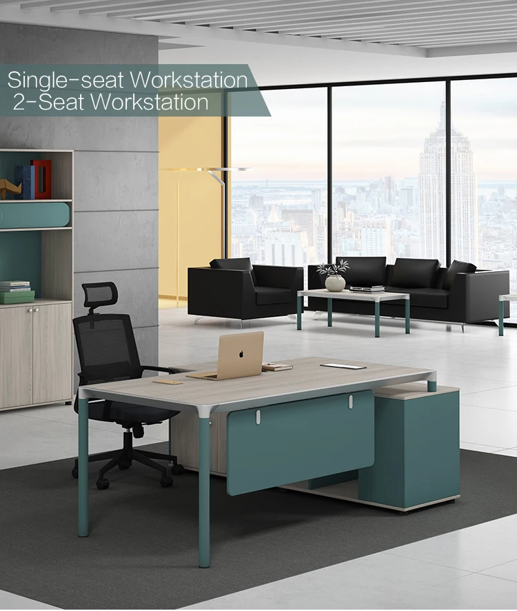 Modern Modular Office Furniture Workstation Working 2 4 6 8 Person ...