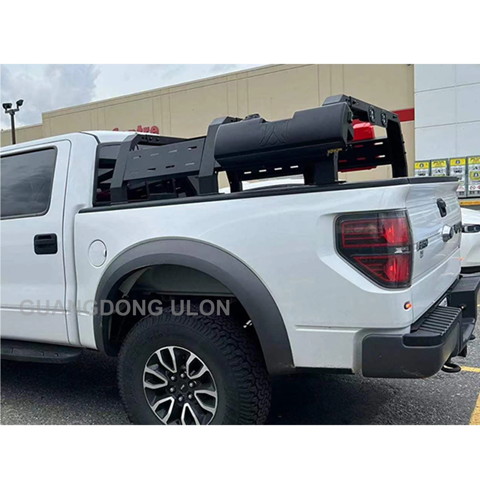 Universal Pickup Truck Bed Roll Bar Tub Rack Adjustable Bed Ladder Rack ...