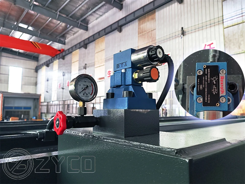 Zyco Hydraulic Guillotine Shear Cnc Cutting Machine For Sheet Plate ...