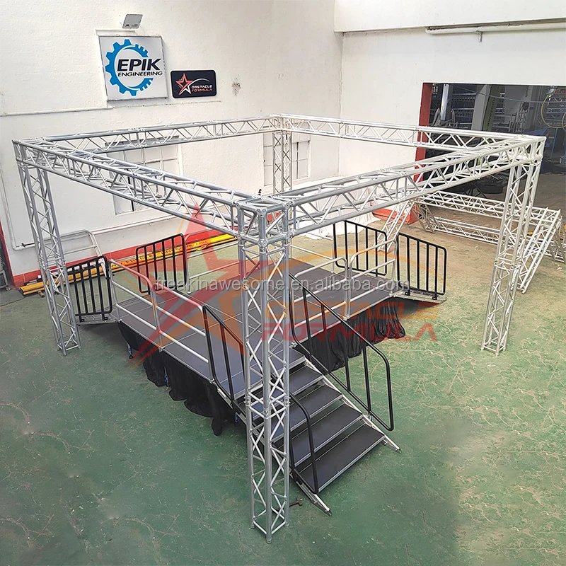 Lighting Dj Equipment Black Aluminum Truss Stage Light Dj Stand Truss System Easy To Setup - Buy ...