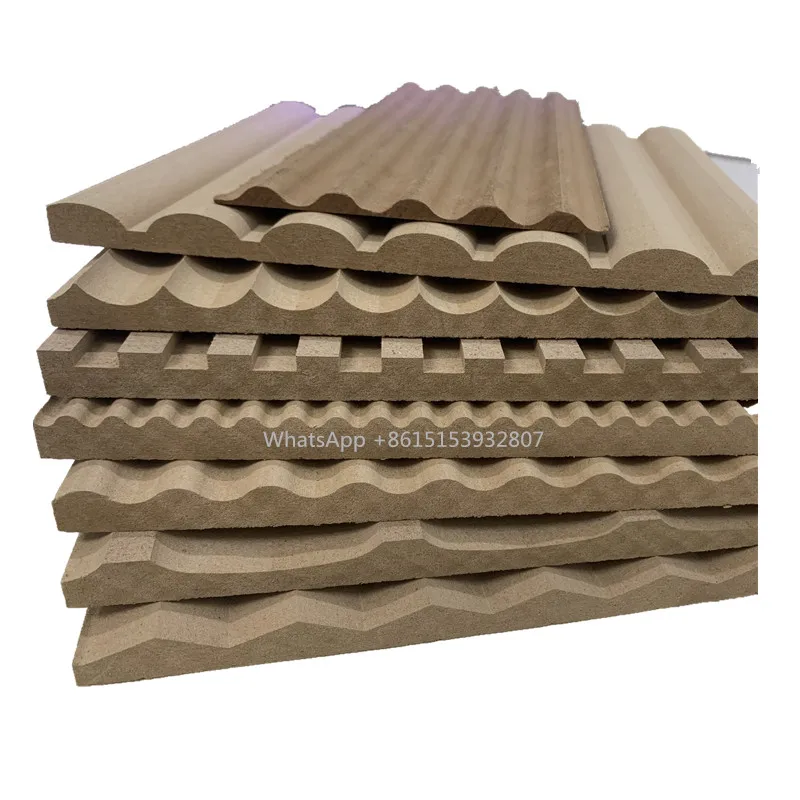 Interior Solid Wood Decorative Curved Wall Cladding Modern 3D Board ...