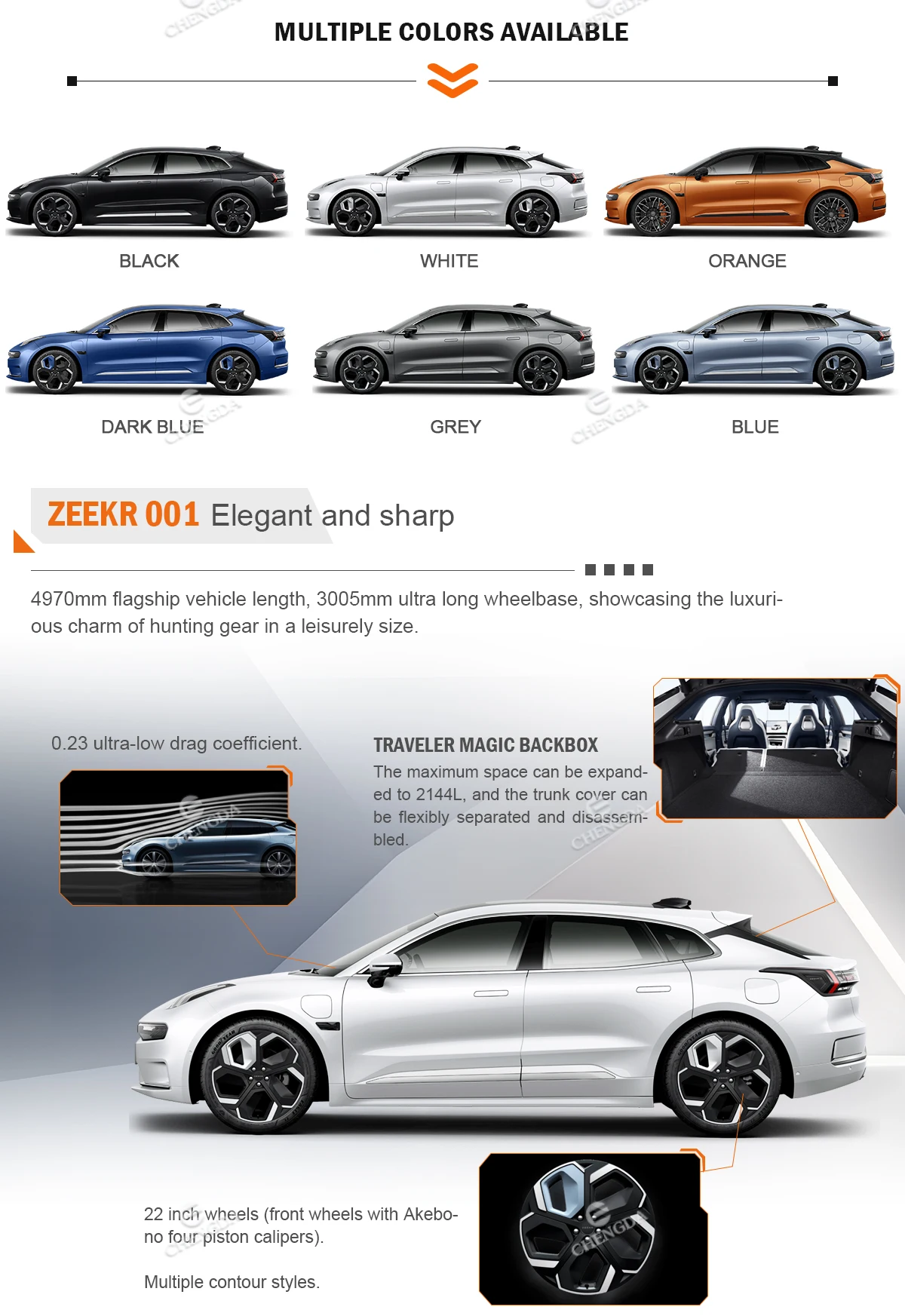 Zeekr 001 - We Me Electric Vehicle - 4x4 Dual Motor Power