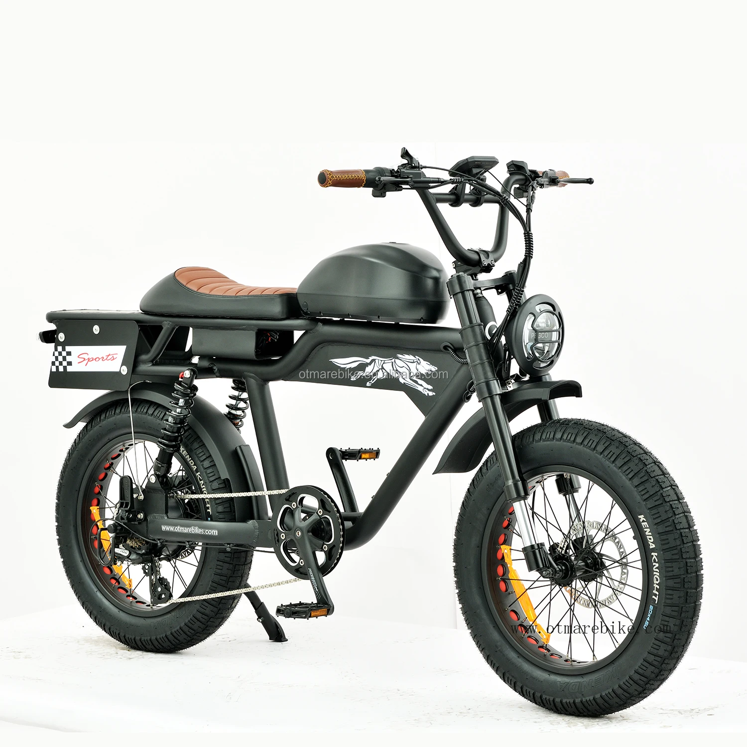 Retro Fat Tire Electric Bike 1000w 1500w Motor Electric Bicycle ...