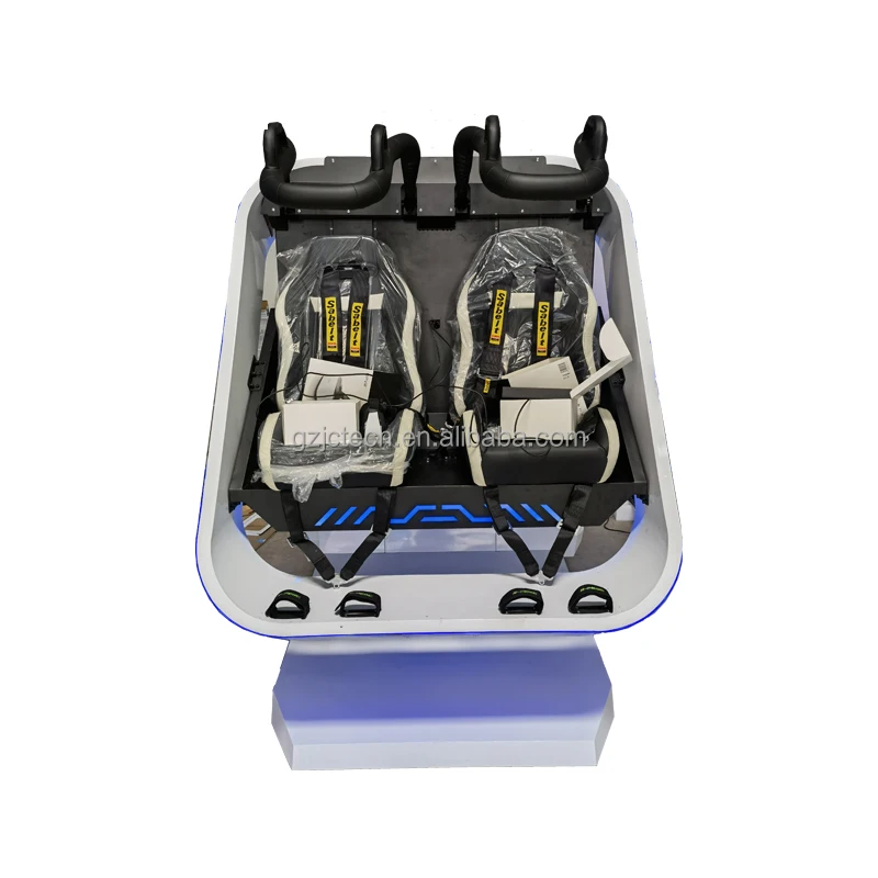 New Arrival 360 Degree Flying Chair Simulator VR 9D Roller Coaster VR Machines 2 Seats Indoor ...