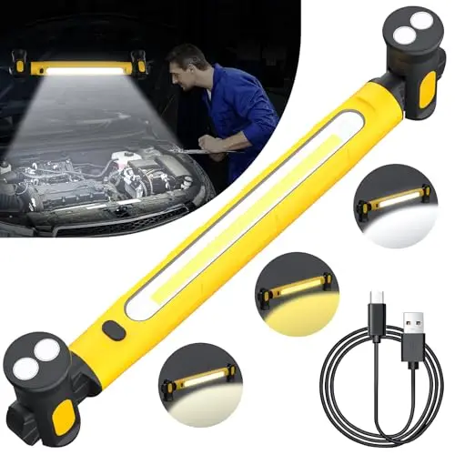 Cob under Hood Work Light USB Rechargeable Car Repair Light