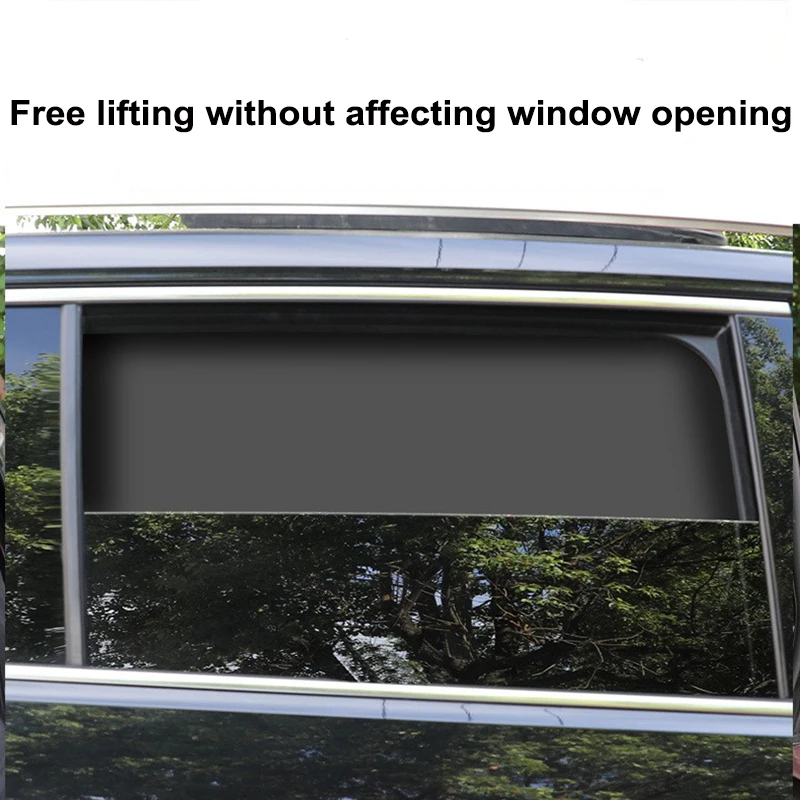 Universal Magnetic Car Side Front Rear Window Sun Shade Opaque Uv ...