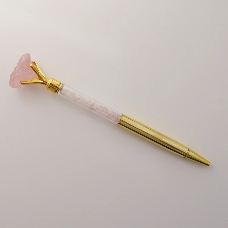 Wholesale Crystal Pens Crystal Stones Healing Gift Custom Logo Pen ...