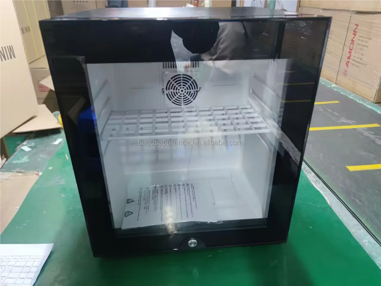 30l Small Black Glass Door Display Refrigerator No Frost Small ...