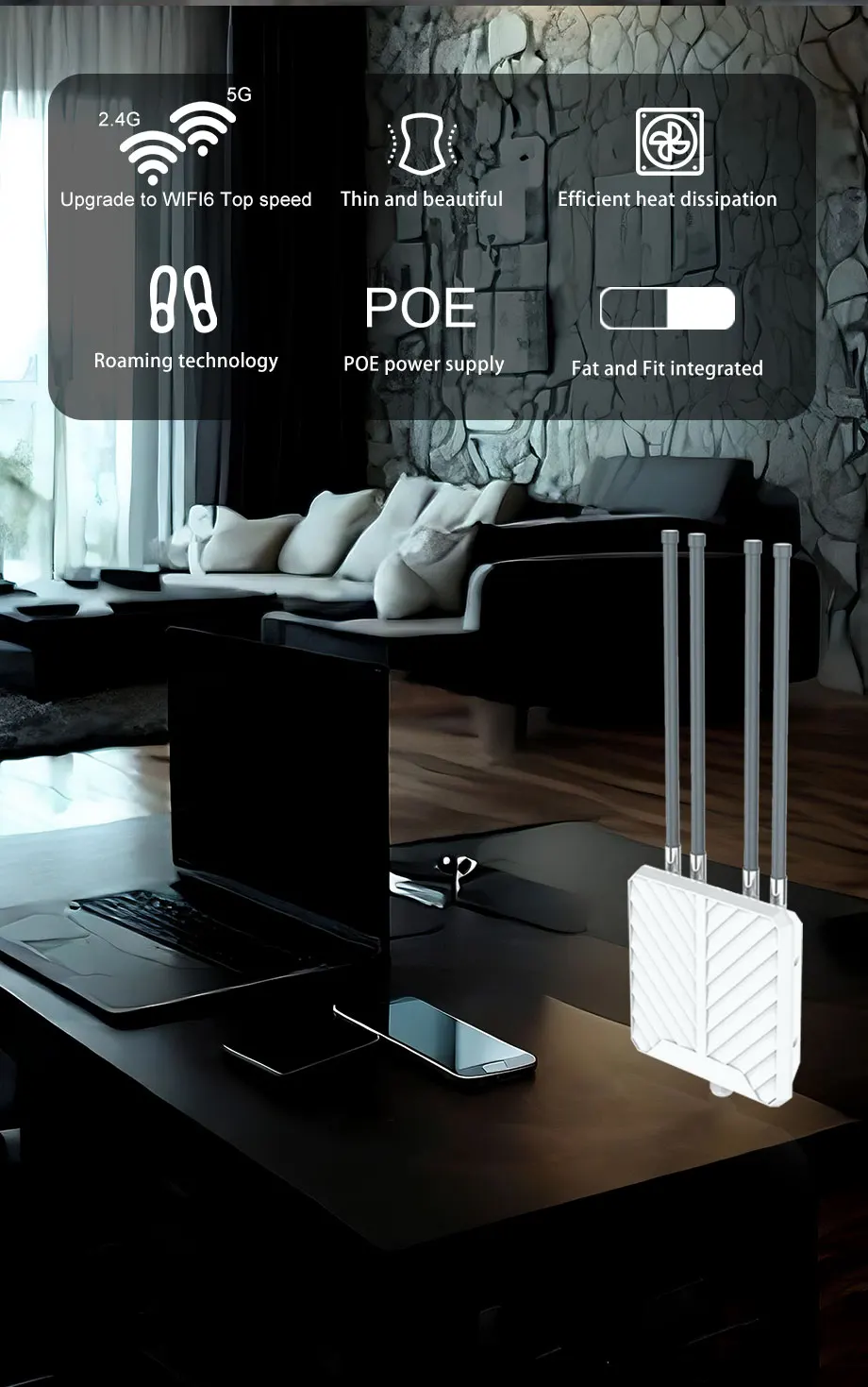 1800M Dual-Band Outdoor WiFi6 High Power Wireless Access Point| Alibaba.com