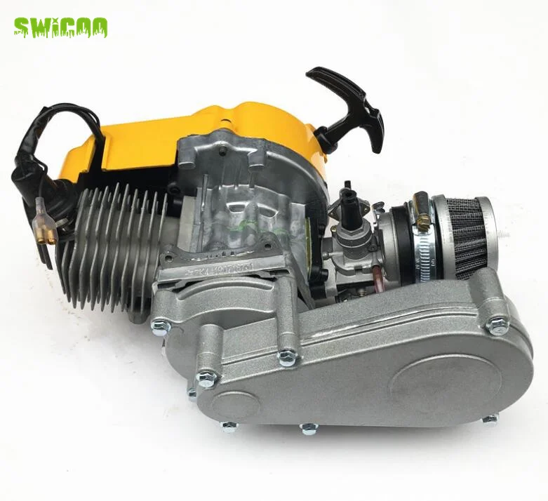 Mini Motocross Bike Gear Box 49cc 2 Stroke Pull Start Engine Motor Dirt ...