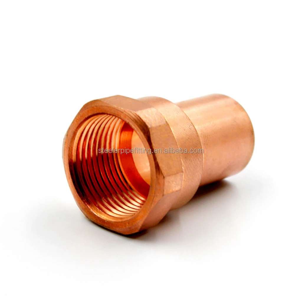 Sanitary Pipe Fitting Copper Female Thread Straight Connector - Buy ...
