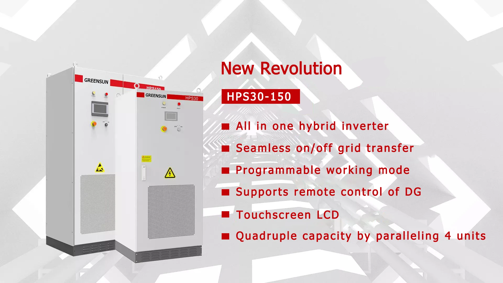 Atess Greensun 50kw Hybrid Inverter - Efficient Solar Power