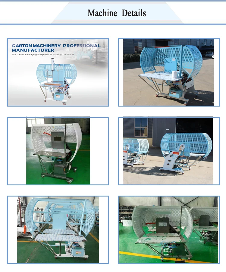 Semi Automatic Corrugated Cardboard Strapping Machine Pe Tying ...