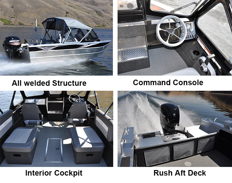 16 Ft Deep V Aluminum Boat for Sale - Ideal for Lakes & Rivers