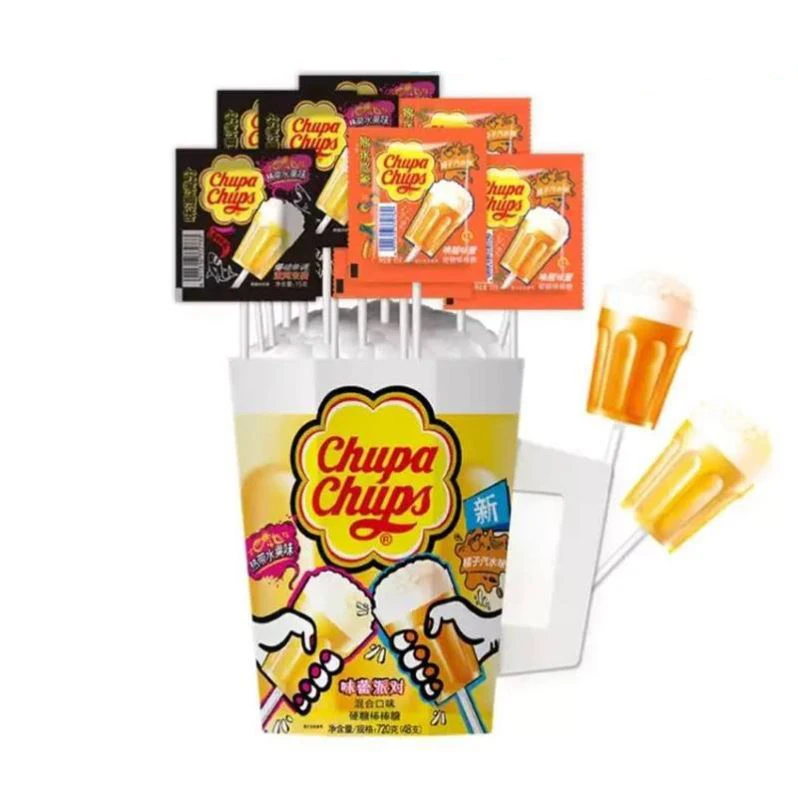 Beer Mug Shape Lollipop 15g*48 Pieces - Fun & Sweet Treat