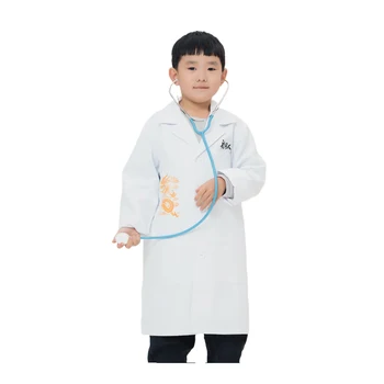 Unisex Children's Stem Lab Coat With Scrub Sets Id Card Glasses ...