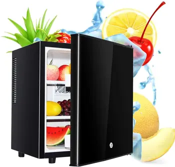 Table Top Compact Upright Lockable Single Door Mini Fridge Refrigerator ...