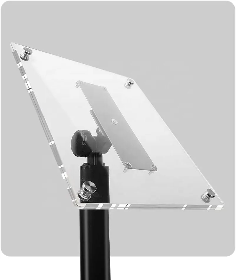 Adjustable Heavy Duty Pedestal Sign Holder - Acrylic Stand