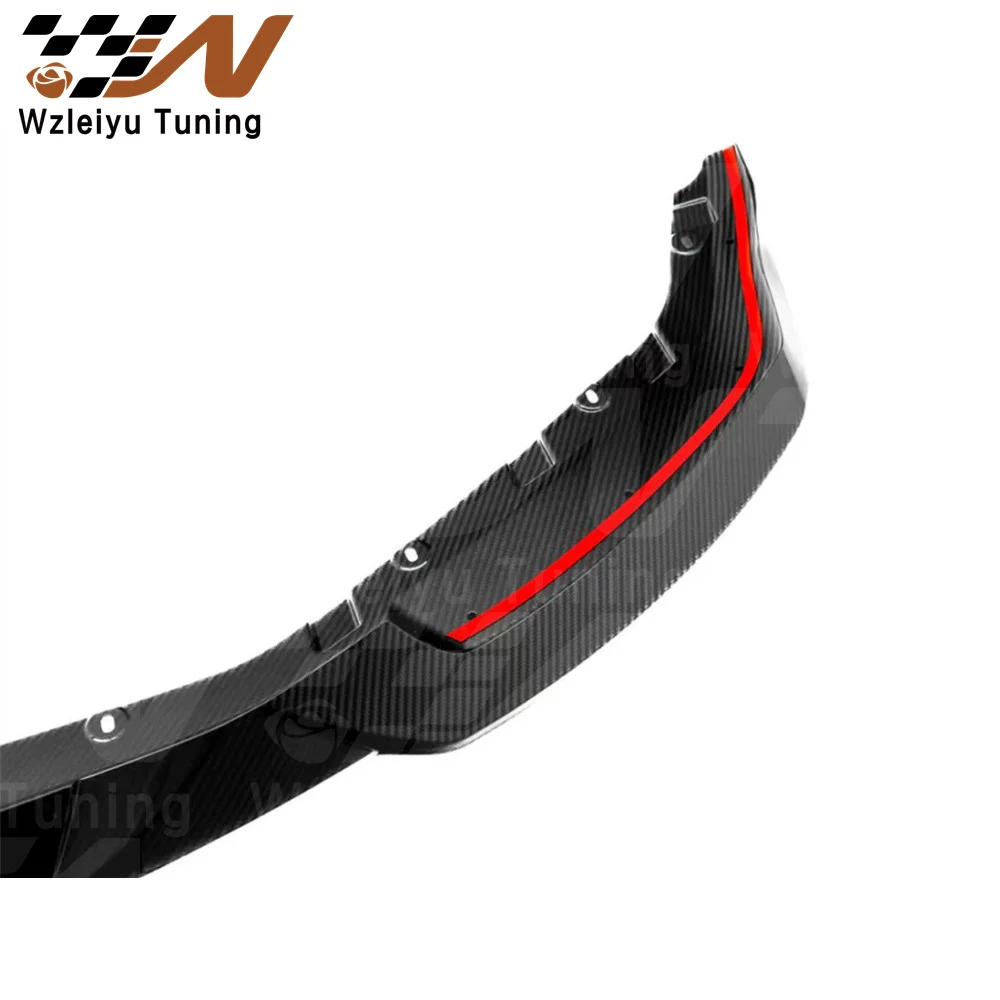R Style Dry Carbon Fiber Front Bumper Lip Fit For Bmw G87 M2 High ...