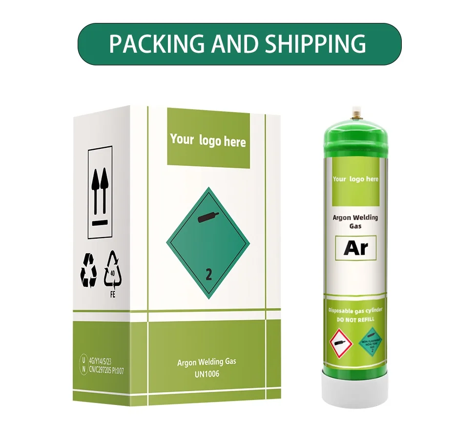 High Pressure Industrial Argon Gas Bottle,Safe And Reliable,Widely Used ...