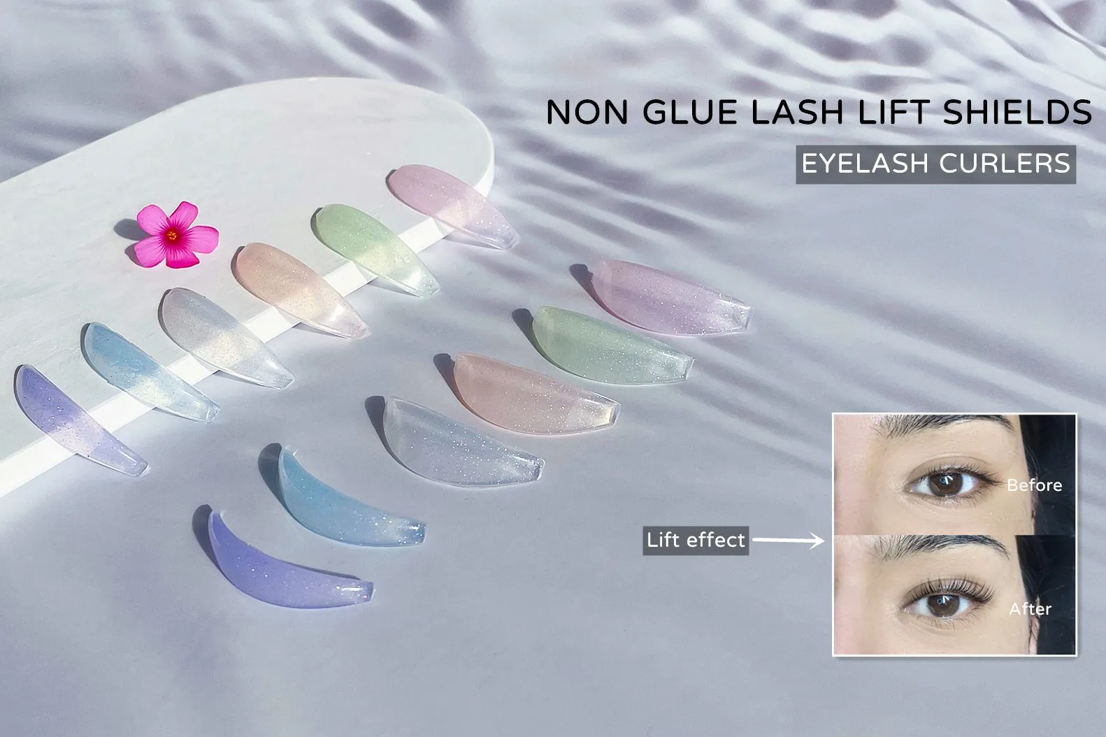 Upgraded Glueless Silicon Lash Lift Shields 6pairs Teardrop Eyelash ...