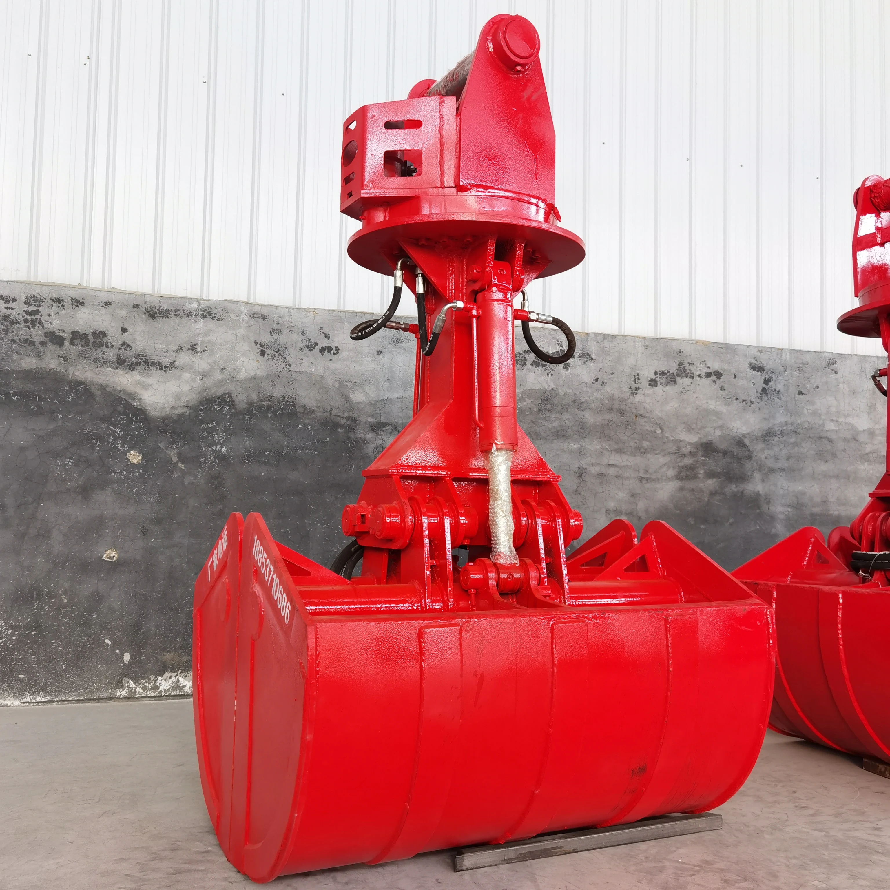 New Design Excavator Rotary Hydraulic Clamshell Grab Mini Clamshell ...