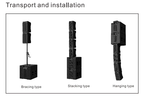 New Design Dual 8 Inch Aes 380w Coaxial Mini Line Array Speaker - Buy ...