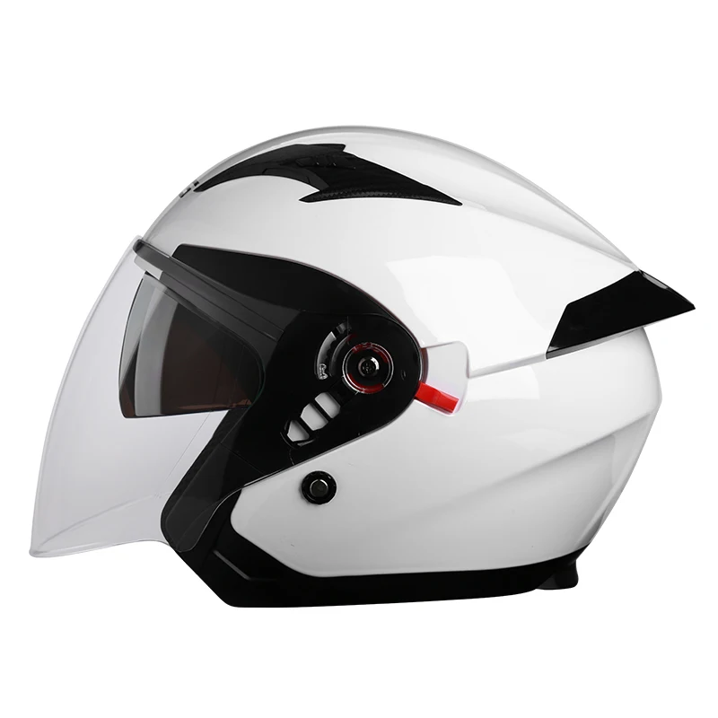 Motorbike 3/4 Face Helmet Open Face Helmet Detachable Helmet - Buy ...