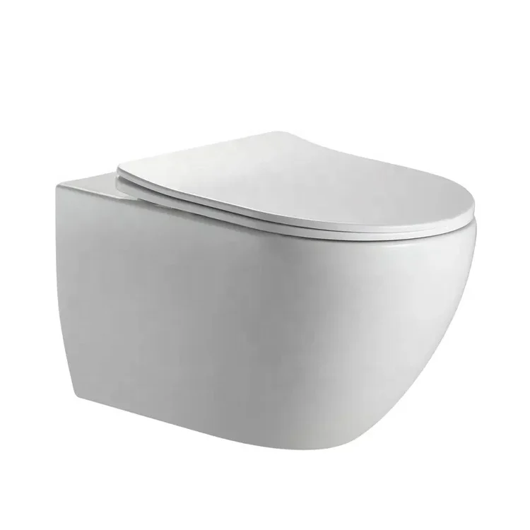 Wall Mounted Tornado Rimless Flushing Water Closet European Wall Hung ...