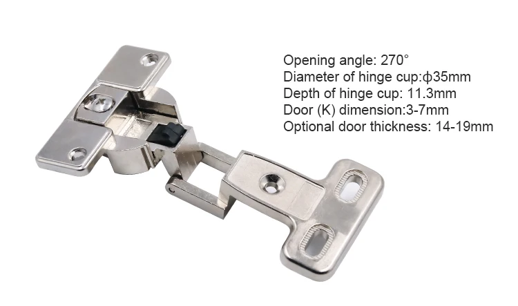 TEMAX Normal 270 Degrees Cabinet Door Hinge HG501