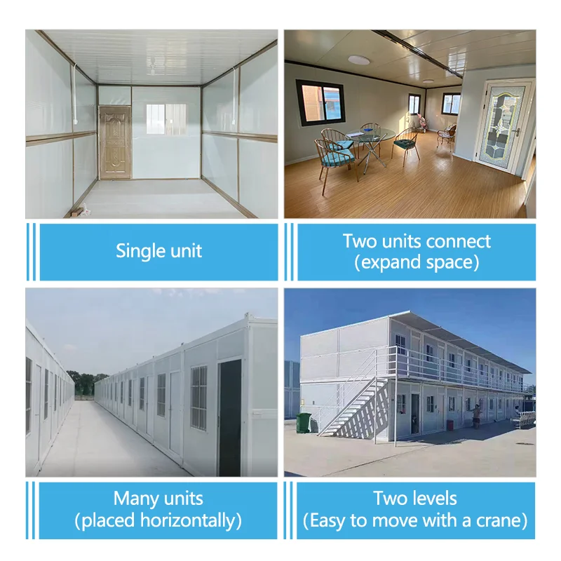 Easy Install Detachable Container Folding Design Cheap Prefabricated ...