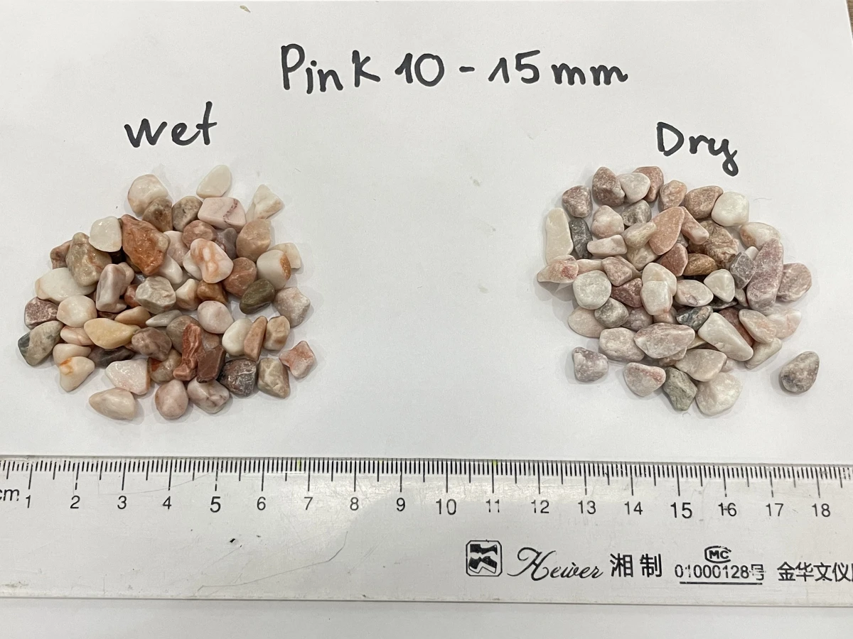 Modern Natural Landscape Pink Gravel Stone New Natural Pebble Cobbles ...