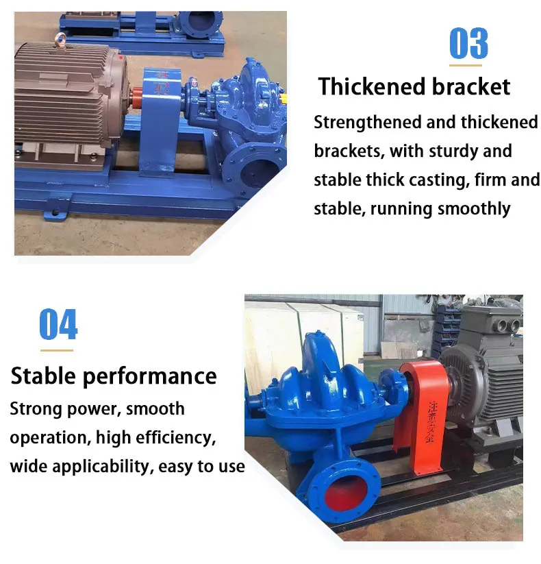 Custom SH Series Double Suction Pump Large Single Stage High Flow Flood ...