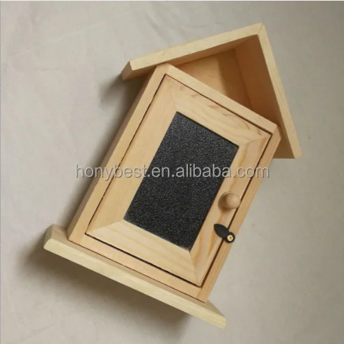 Unfinished Wood Crafts Key Lock Holder Box For Wholesale Wall Hanging ...