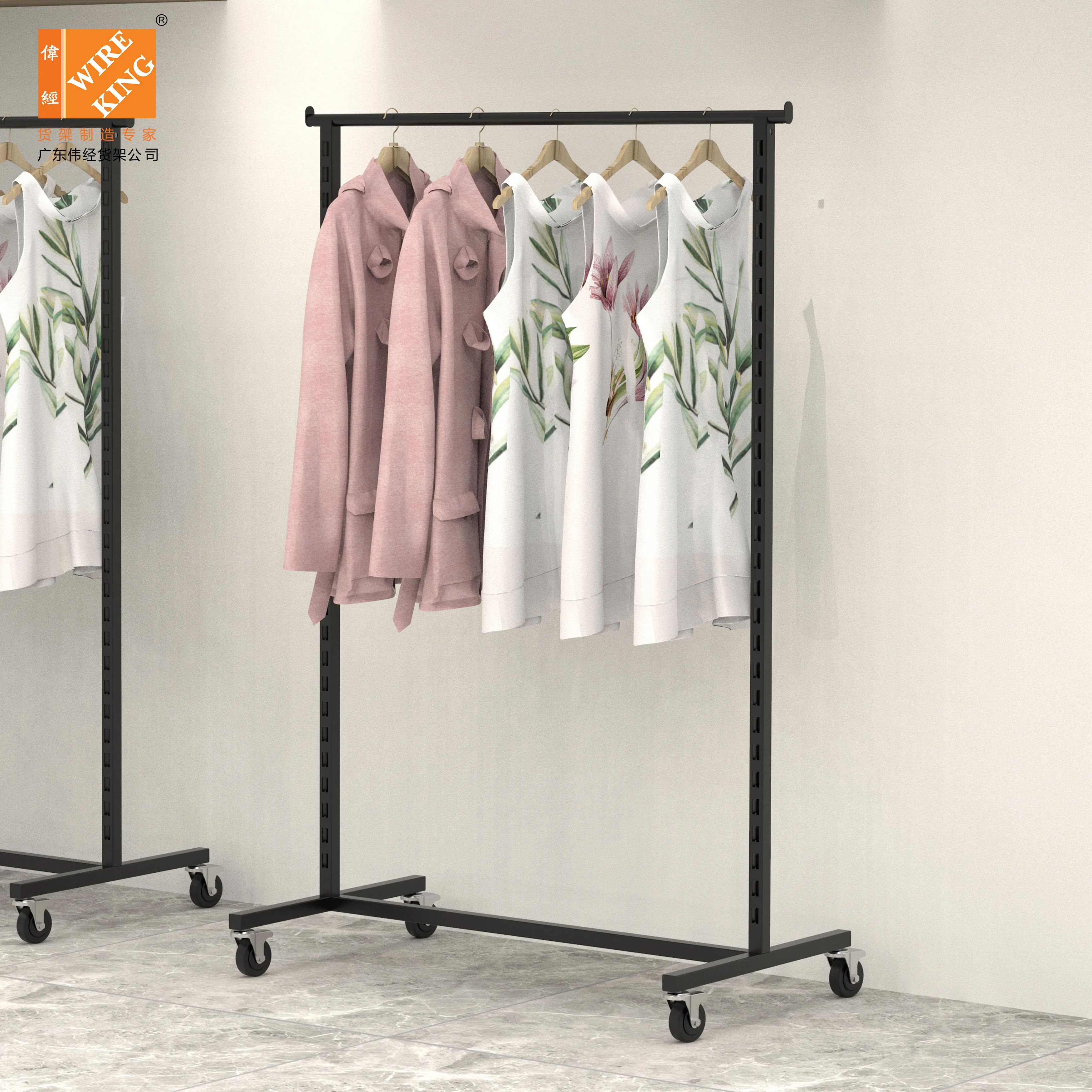 Customized Design Clothes Display Racks Clothing Display Rack Skirt T ...