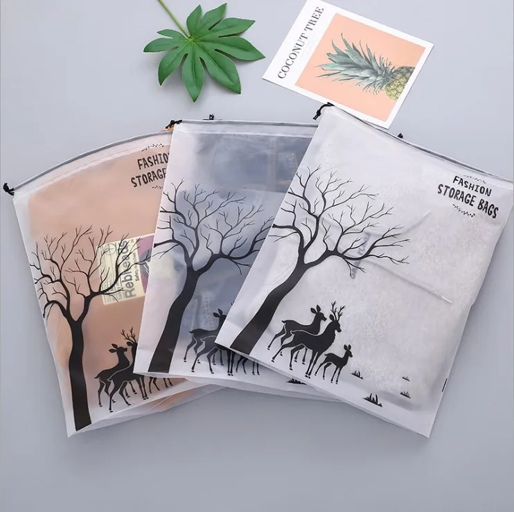 Custom Matte/frosted Biodegradable Plastic Packaging Bags