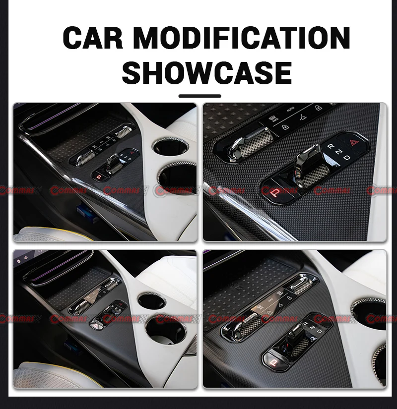 Dry Carbon Fiber Center Control Panel Matte Glossy Interior Car Parts ...