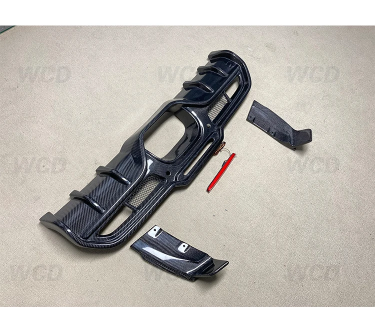 Mini F56 F57 Carbon Fiber Rear Bumper Diffuser Lip - Easy Install