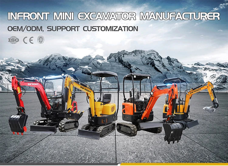 Infront Mini Excavators - High Power, Reliable Diggers
