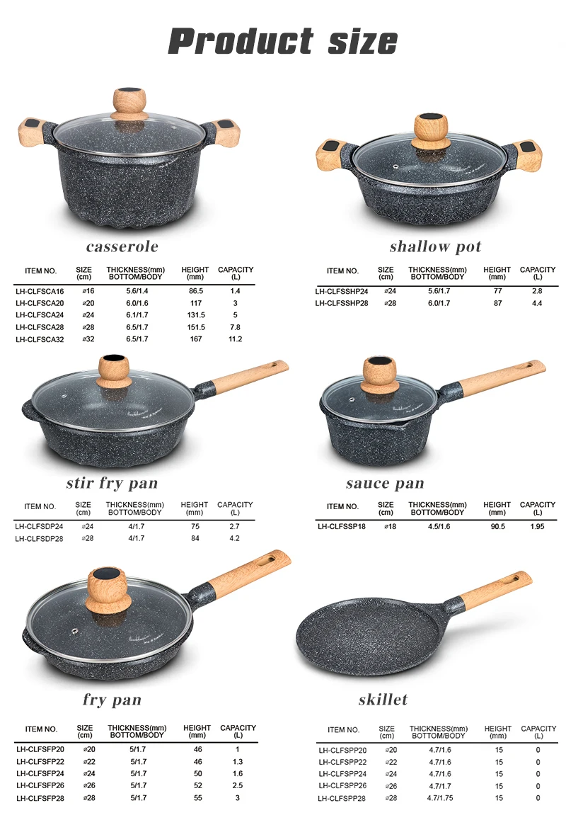 Cooklover Classic Marble Stone Cooking Pot - Non Stick