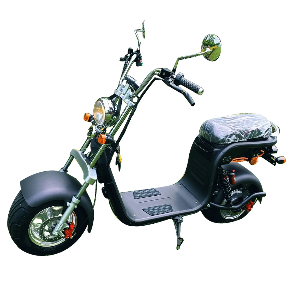 Citycoco 3000W Electric Scooter - Unisex Fat Tire Two-Wheel Scooter ...