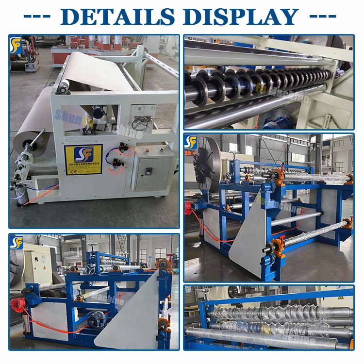 Large Diameter Jumbo Roll Slitter Machine Slitter Rewinder Roll To Roll ...