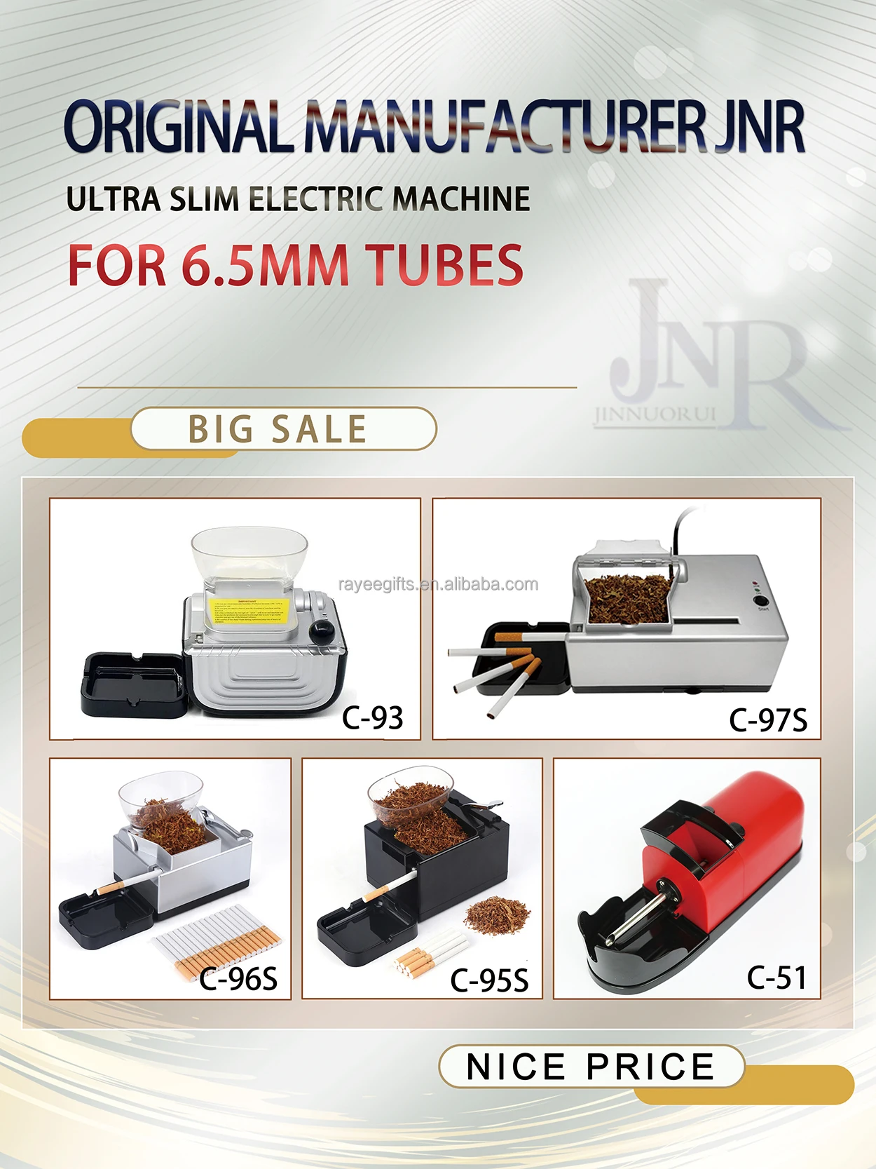 JNR Factory Direct Wholesale Automatic Cigarette Injector Machine for ...